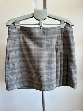 Nike | Skirts | Nike Drifit Gray Plaid Mini Golf Skorts | Poshmark
